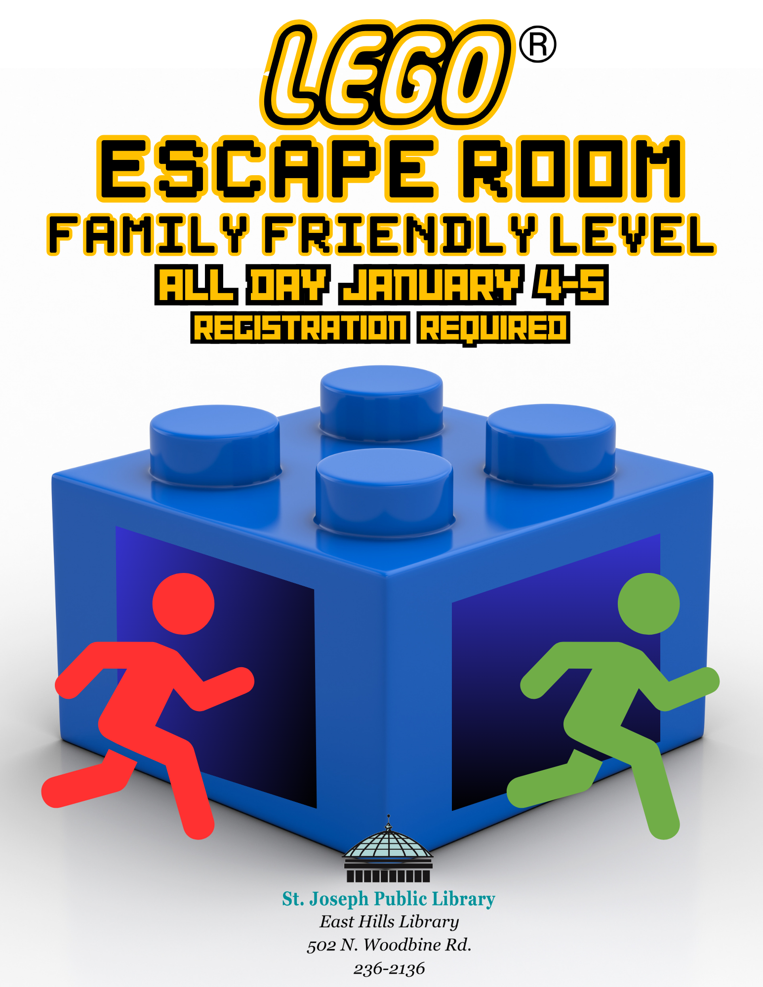 LEGO Escape Room: Family Friendly Level | St. Joseph Public Library